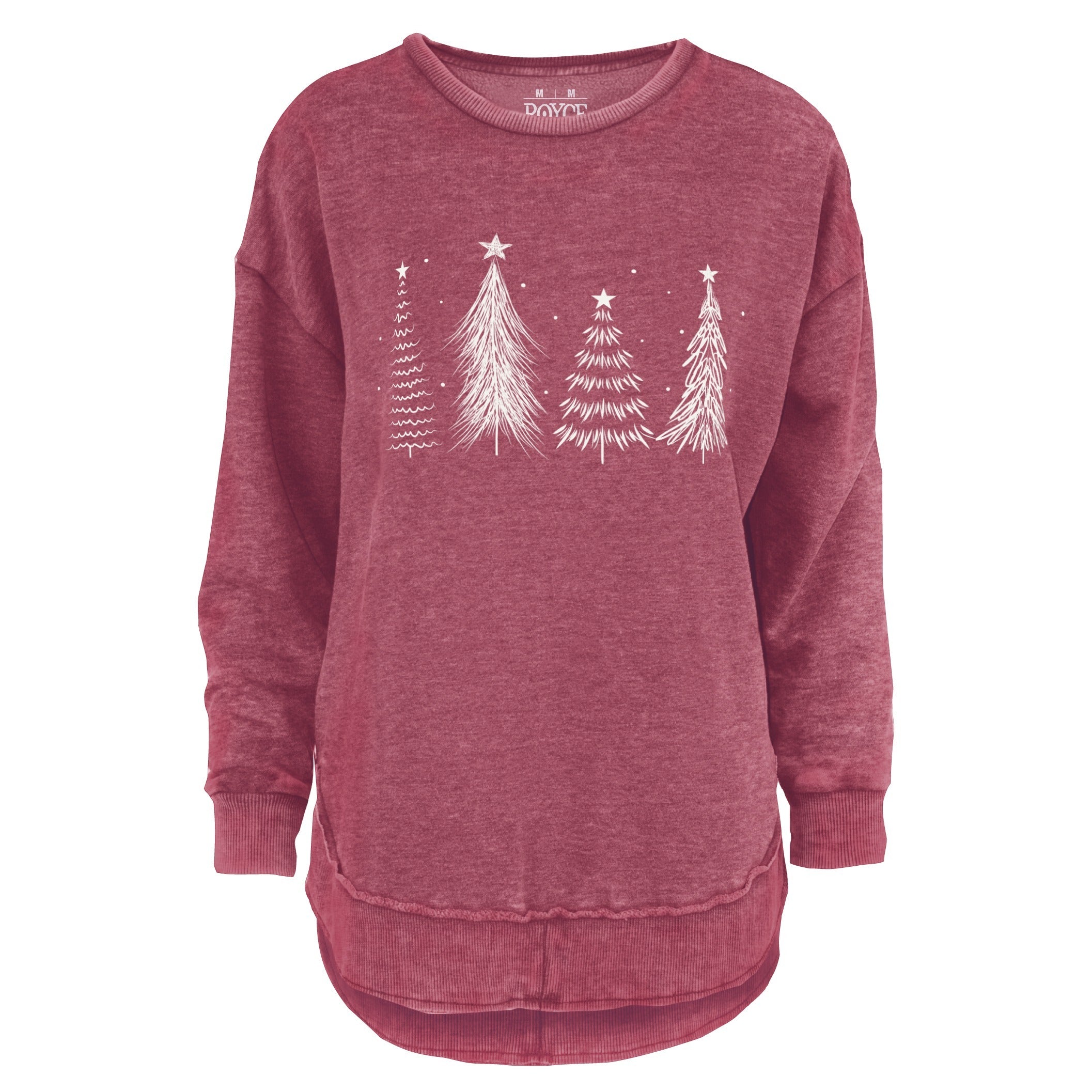 O Christmas Tree Melange Poncho Fleece – Royce Brand